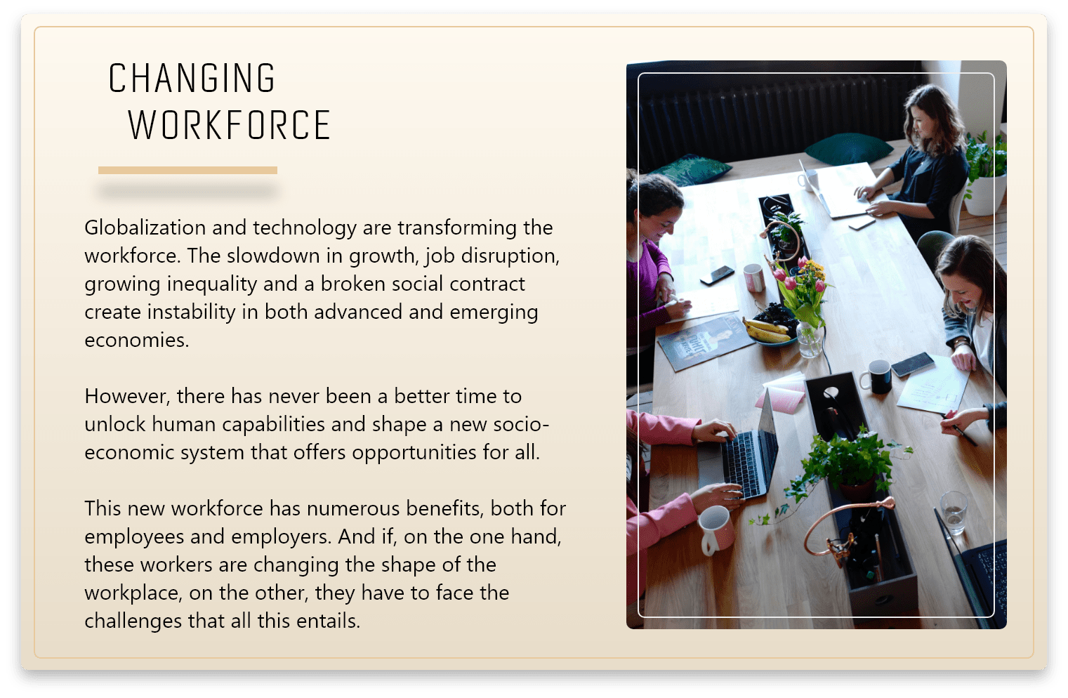 Drivers of Change – Sonder Industries